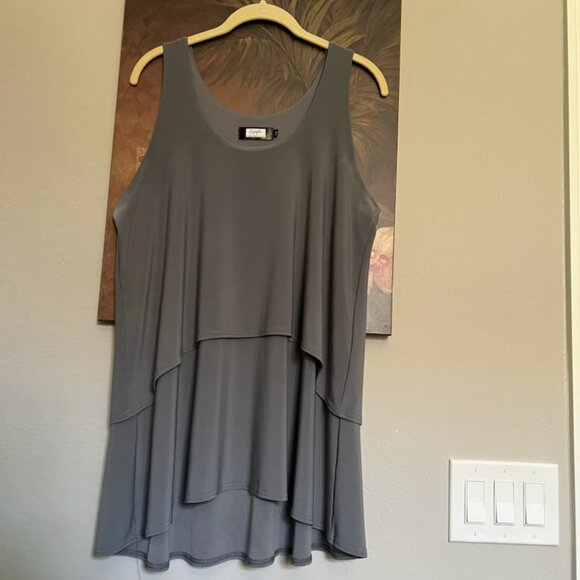 Sympli | Tops | Gray Sympli Cascade Sleeveless Toptunic Size 4 Display ...